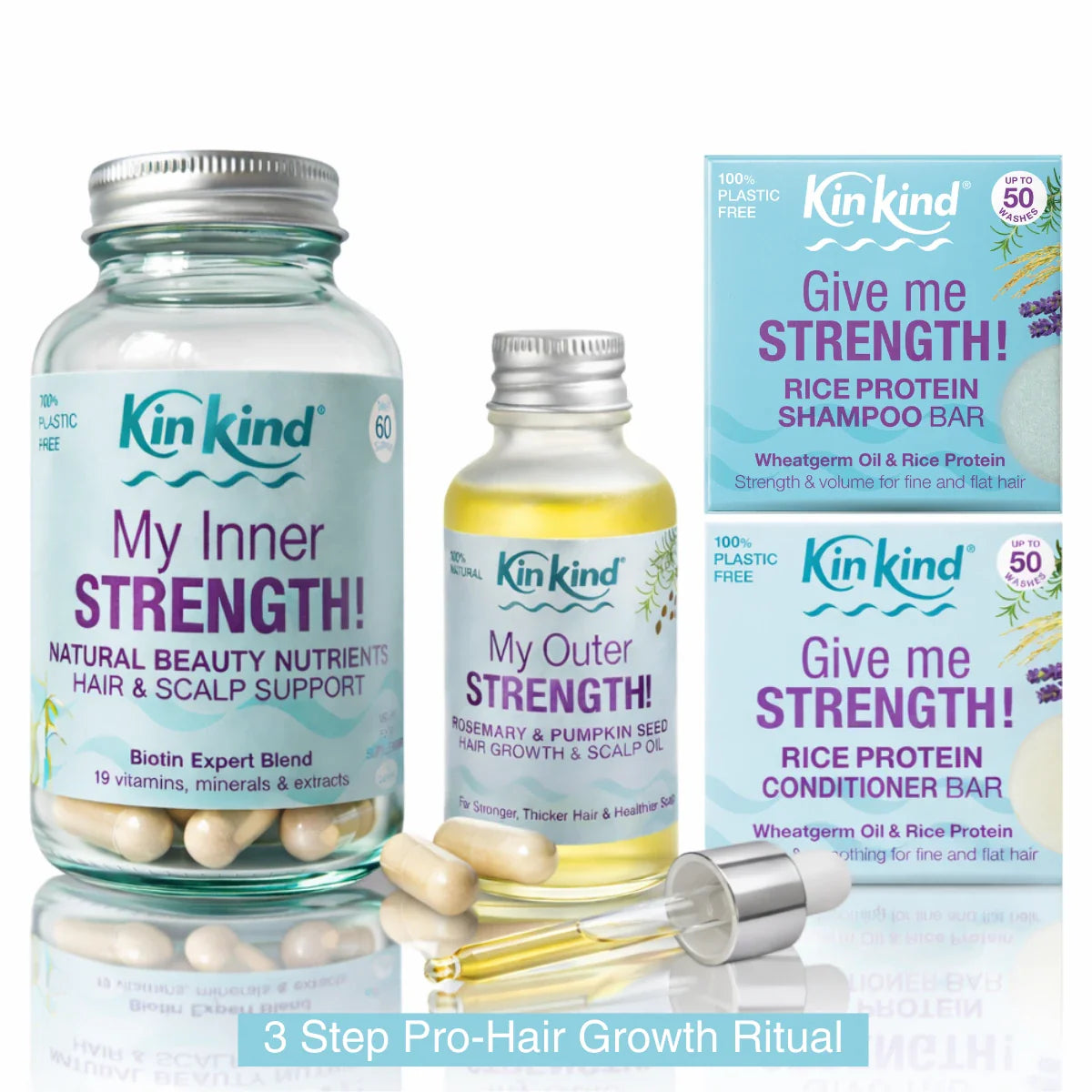Hair Growth Ritual | 3 Step Hair & Scalp Rituals – KinKind